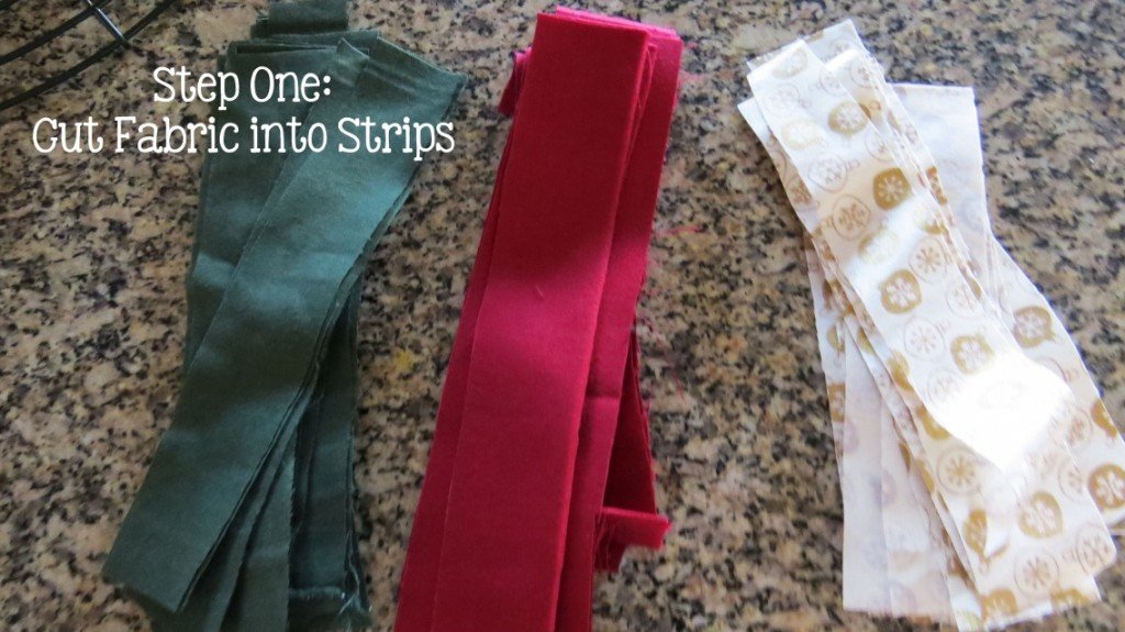 Fabric Shag Wreaths {DIY project} - GeminiRed Creations